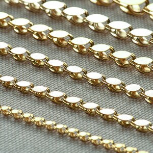 Thick Gold Chain Necklace, 14K Gold Chain Necklace, Long Layering Gold ...