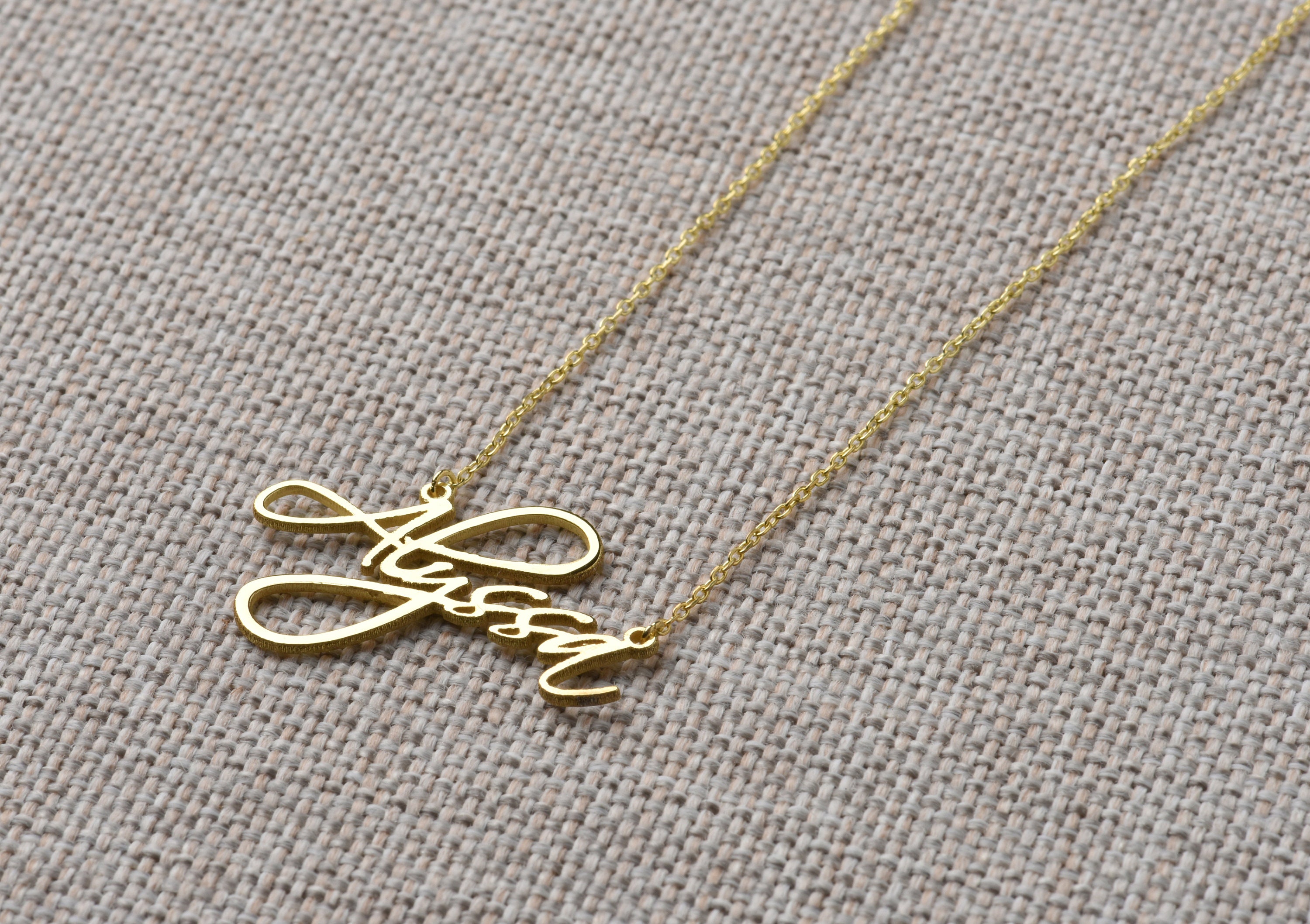 Script Name Necklace Necklace for Women Cursive Name - Etsy