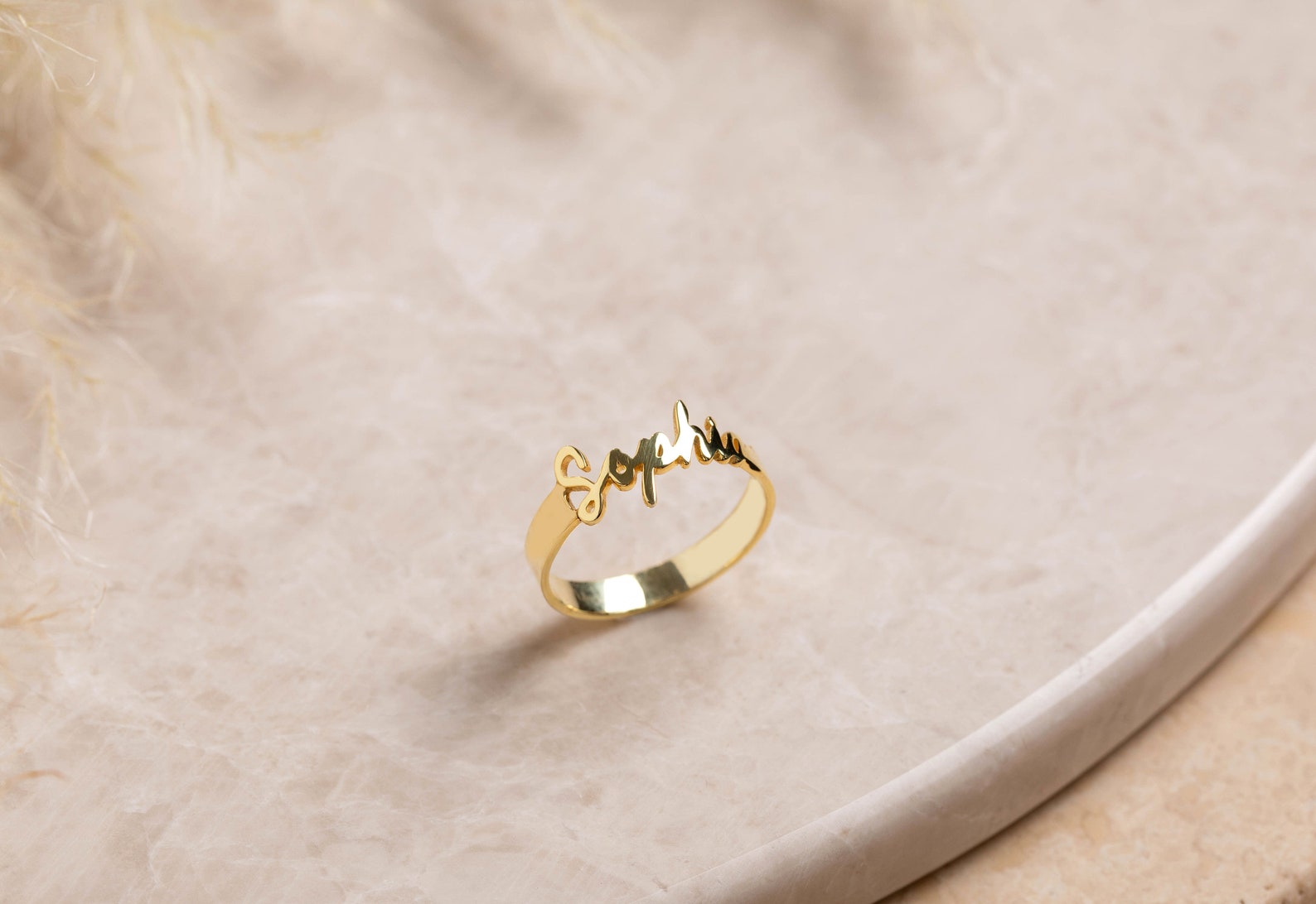 Script Name Ring Custom Name Ring Personalized Name Ring - Etsy