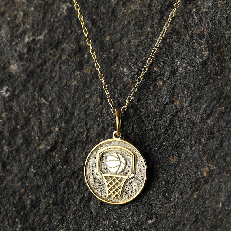 Basketball Necklace - Etsy