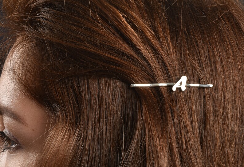 Hair Bobby Pin, Bridal Hair Pin, Personalized Hair Clip, Name Hair Clip ...