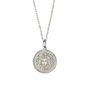 14k Gold Medusa Necklace, Personalized Medusa Pendant, Medusa Mythology ...