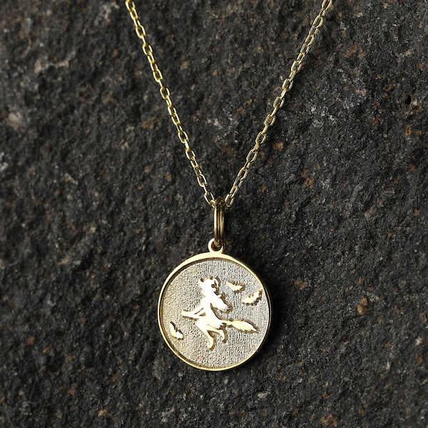 Witch Pendant - Etsy