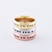 Morse Code Ring Name Ring Custom Ring Silver Enamel Ring - Etsy