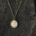 14k Gold Valknut Viking Necklace, Personalized Valknut Pendant, Valknut ...