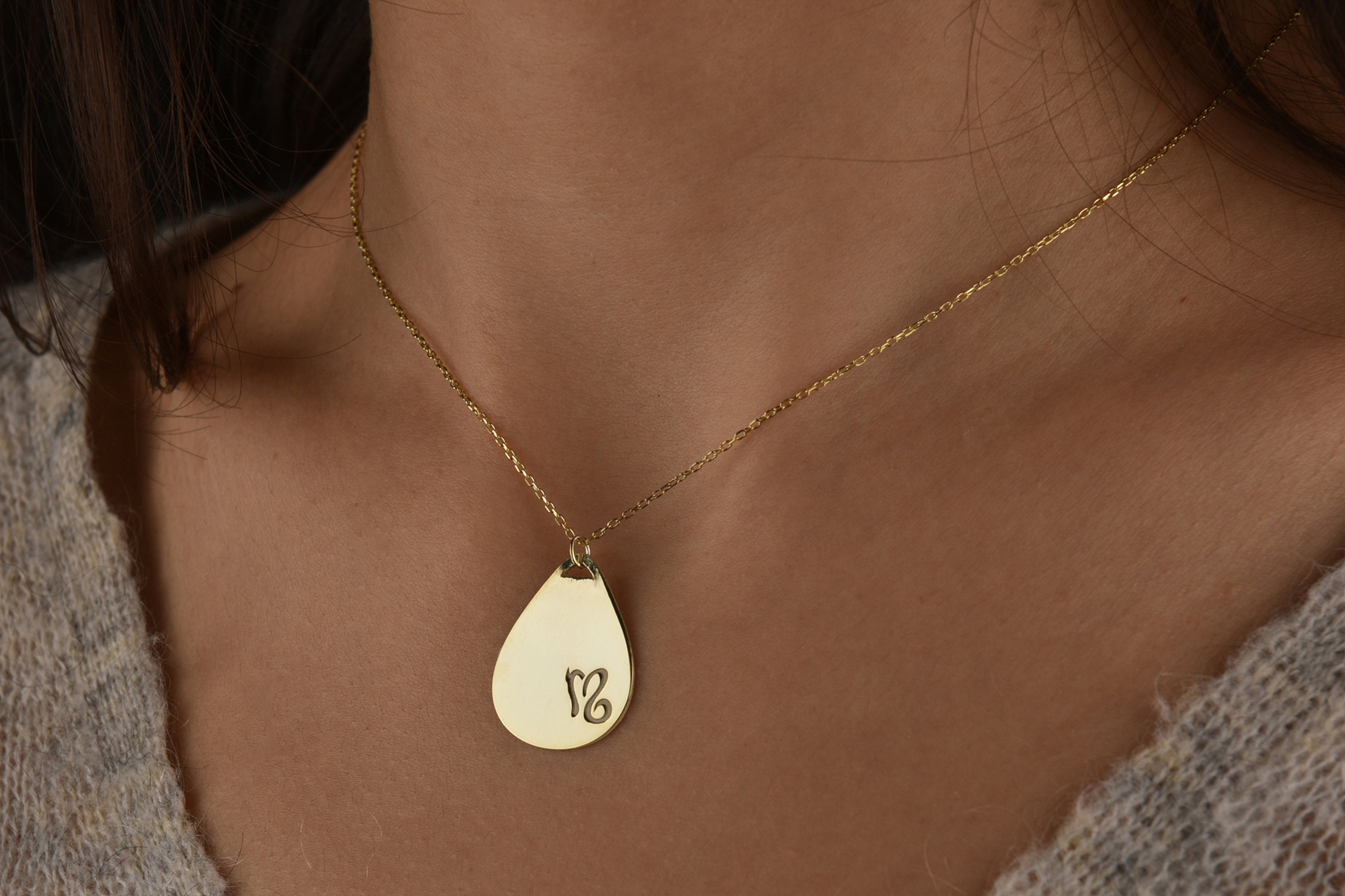 Zodiac Necklace Astrology Necklace Zodiac Astrology | Etsy