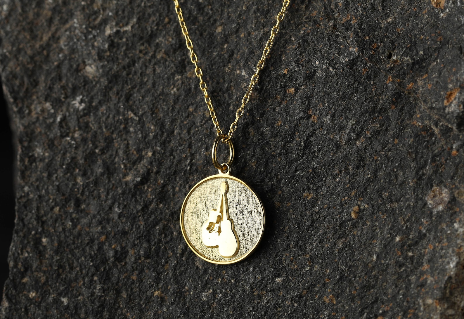14k Gold Boxing Gloves Necklace, Personalized Boxer Pendant, MMA ...