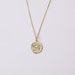 14k Gold Eye of Horus Necklace, Personalized Horus Pendant, Egyptian ...