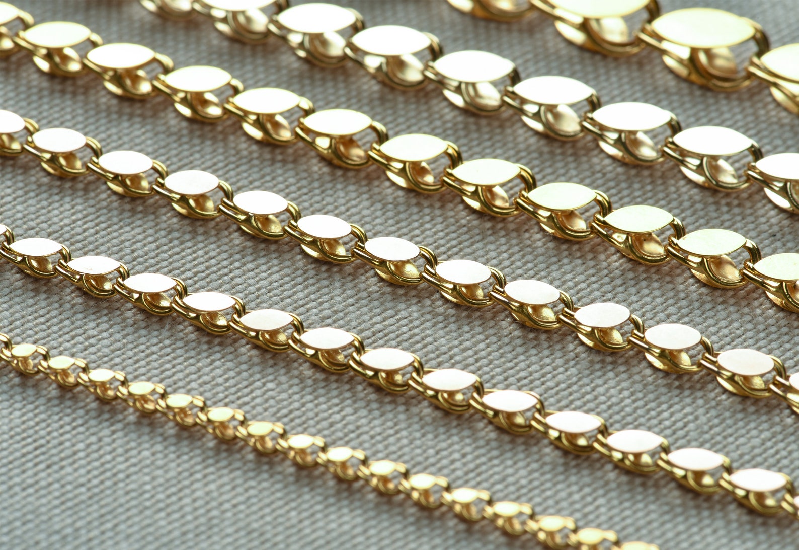 Solid 14K Gold Chain Necklace 14K Gold Chain Gold Fancy | Etsy