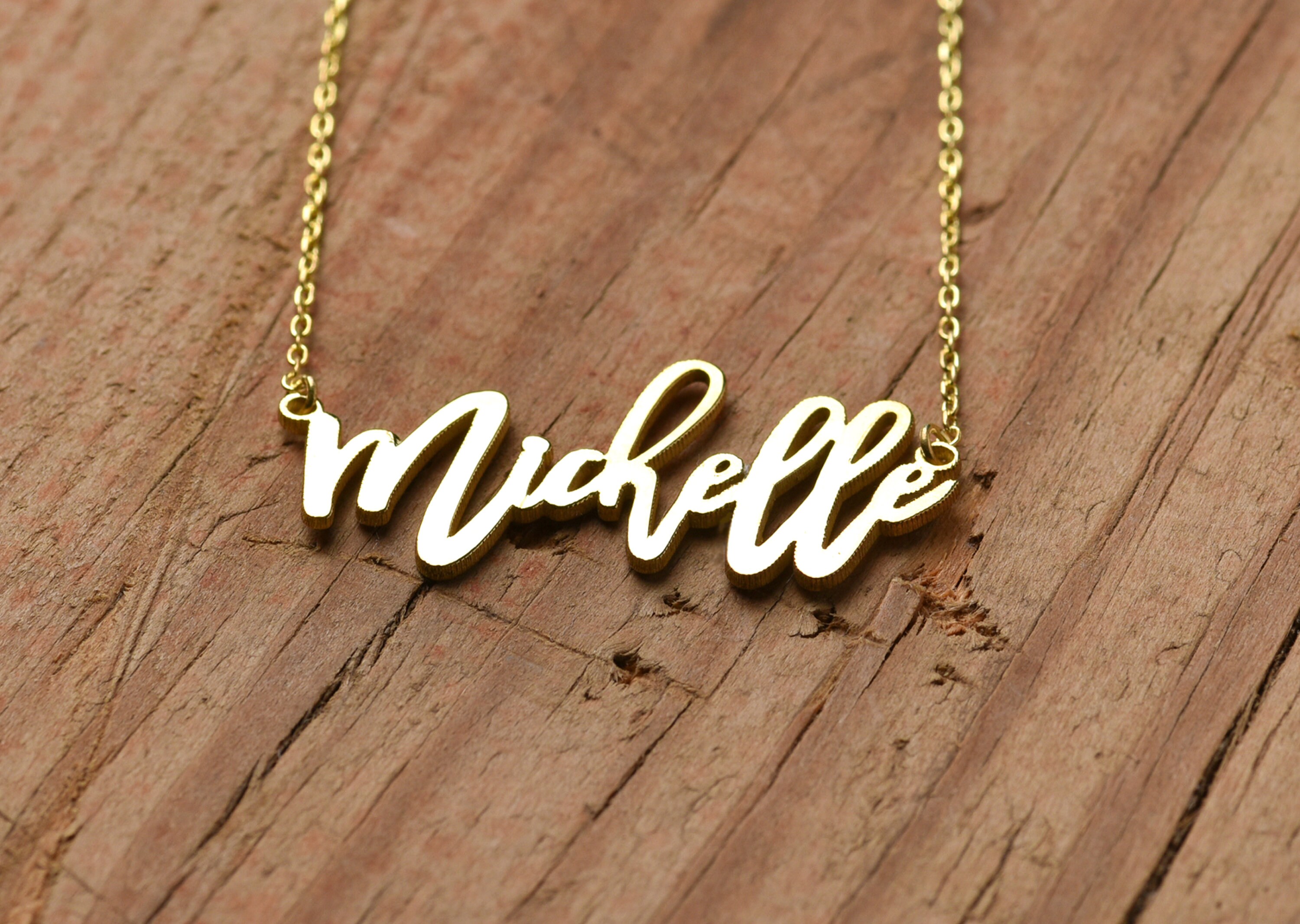 Dainty Name Necklace Cursive Name Necklace for Her | Etsy