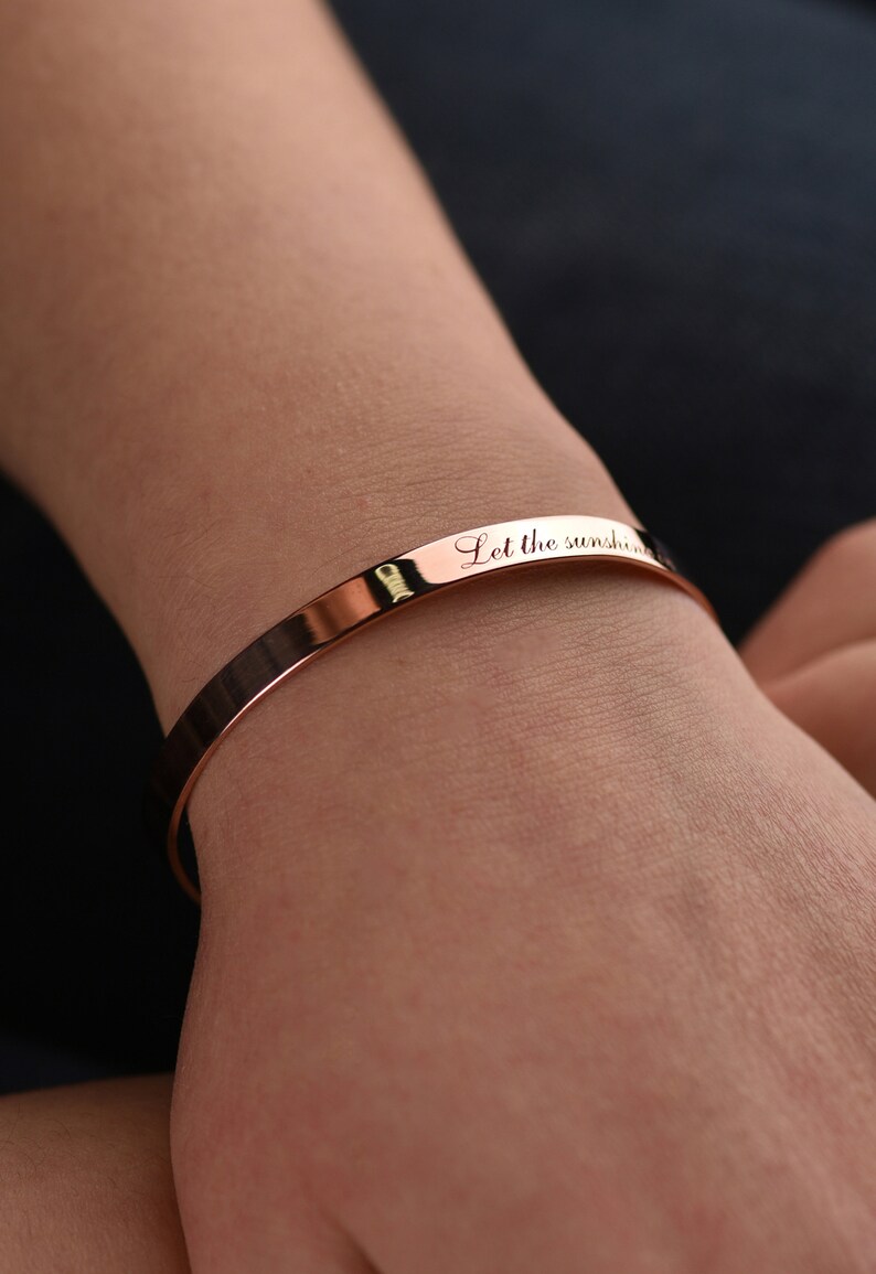 Buy Personalized Cuff Bracelet Cursive Cuff Bracelet Custom Name Online ...