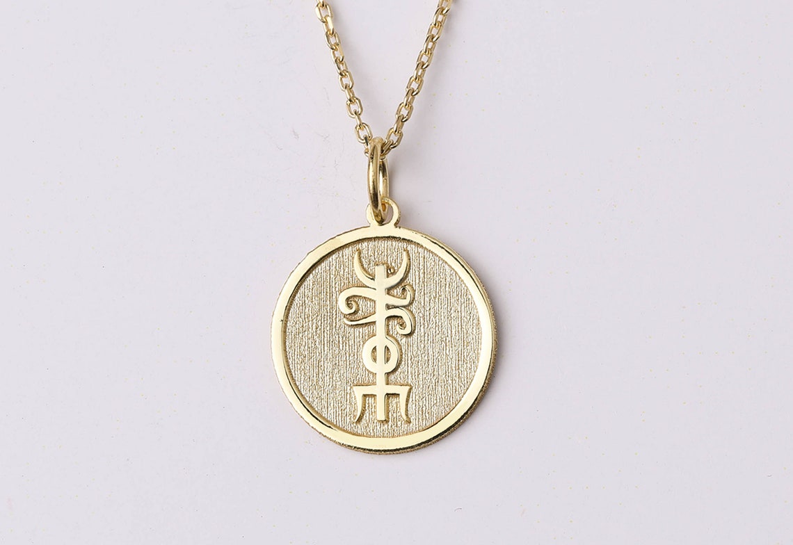 14k Gold Odin Rune Necklace Personalized Odin Name Pendant - Etsy
