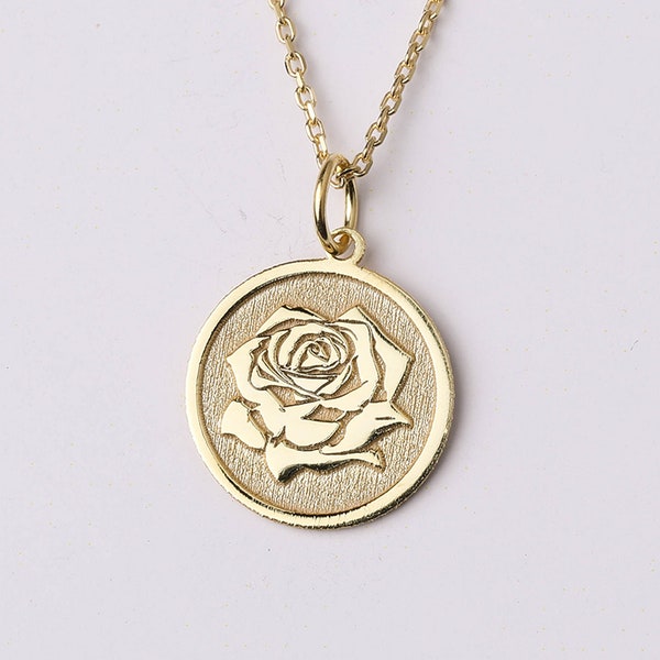 Rose Gold Necklace - Etsy