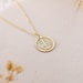 14k Gold Anchor Necklace With Rope Personalized Anchor - Etsy