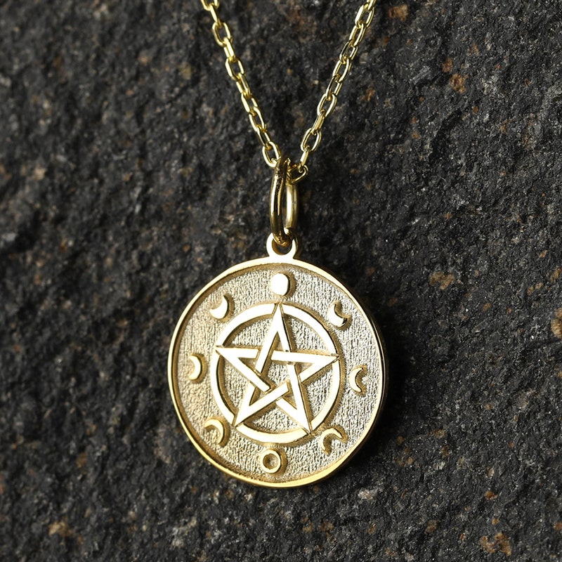 Pentagram Pendant - Etsy