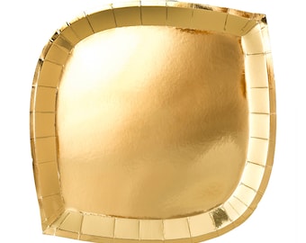 Gold Party Plates | Etsy