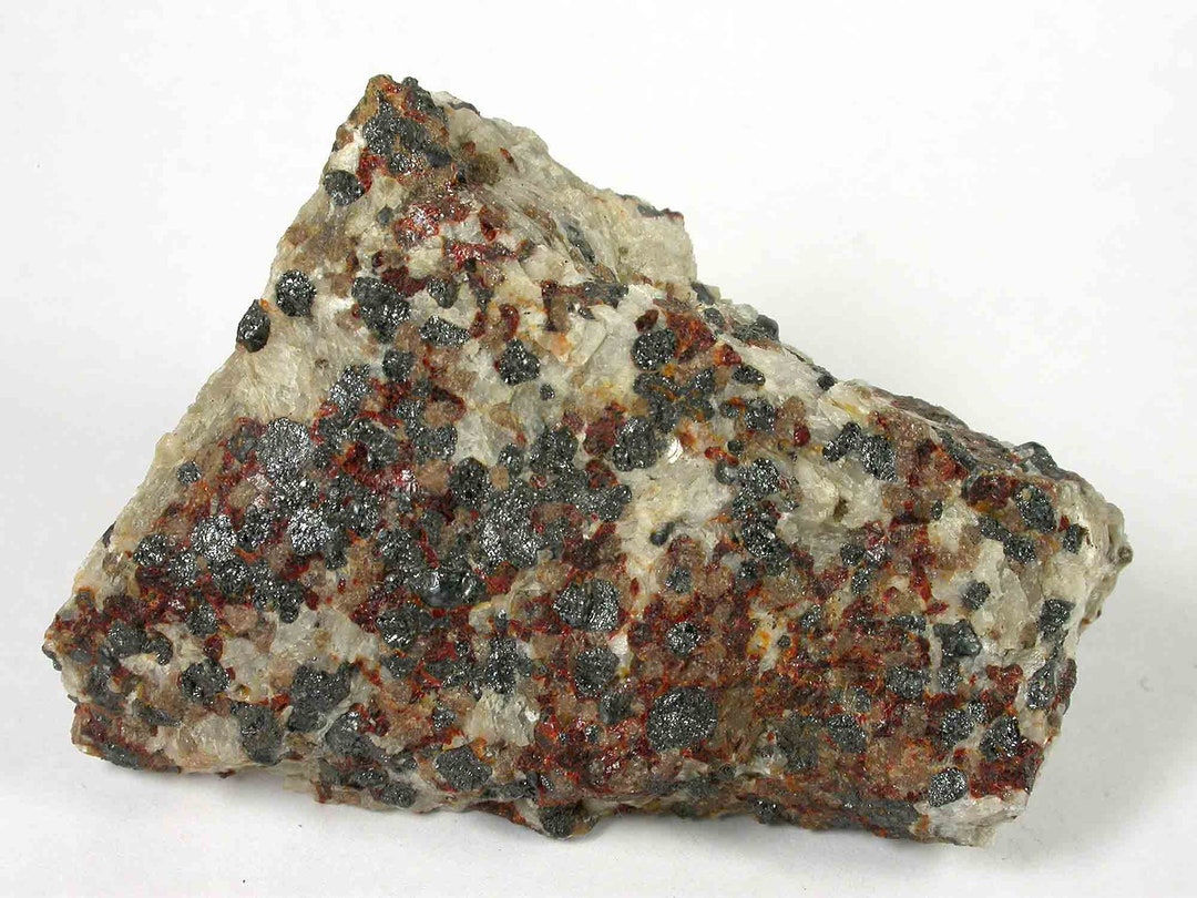 Rich Zincite, Franklinite and Calcite Specimen From Franklin, New ...