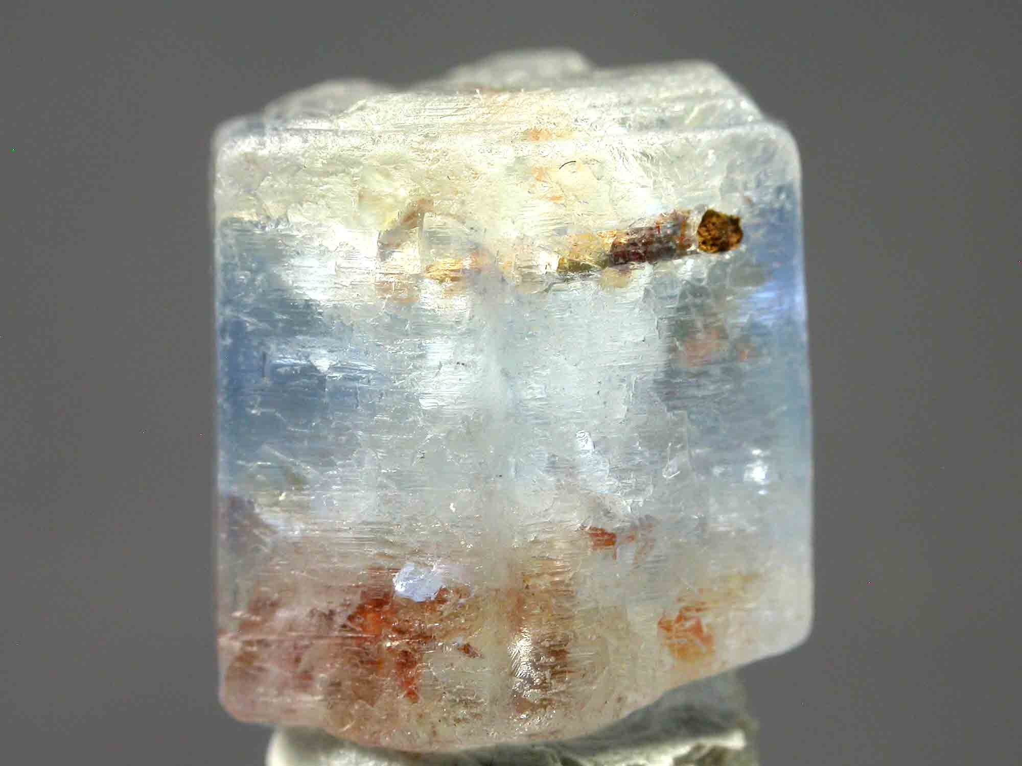 Stunning pale blue Sapphire crystal from Sri Lanka. Rocks & Geodes Home ...