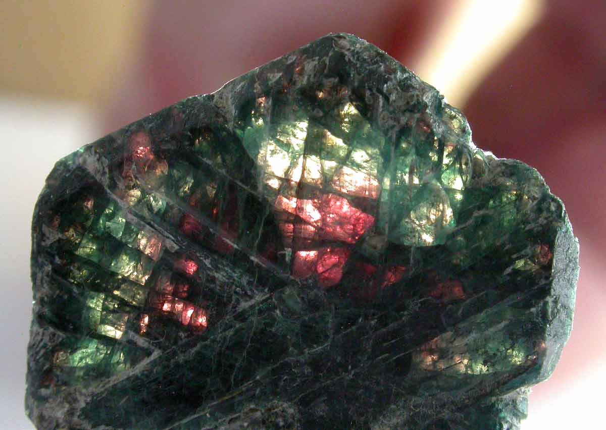 Stunning natural Alexandrite twinned crystal from Brazil. | Etsy