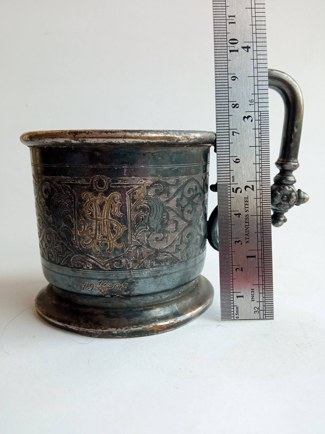 Cup holder Fraget Fraget N Plaque 1908 12 / XII | Etsy