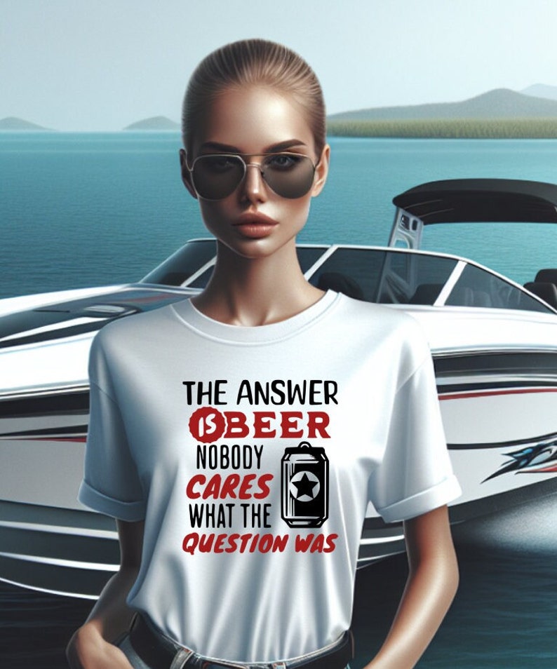 Funny SVG "the Answer is Beer No One Cares What the Question Was" Gift ...