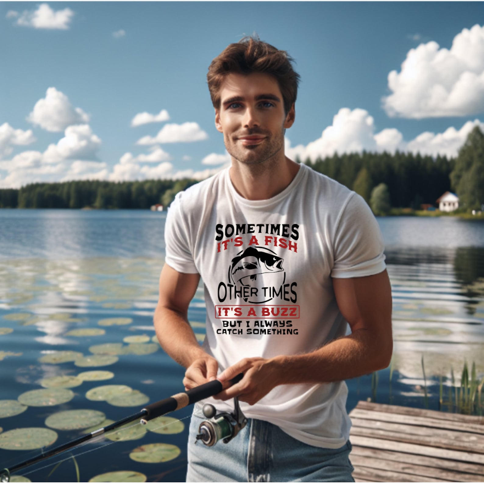 Funny SVG "sometime It's a Fish Other Times It's a Buzz but I Always ...