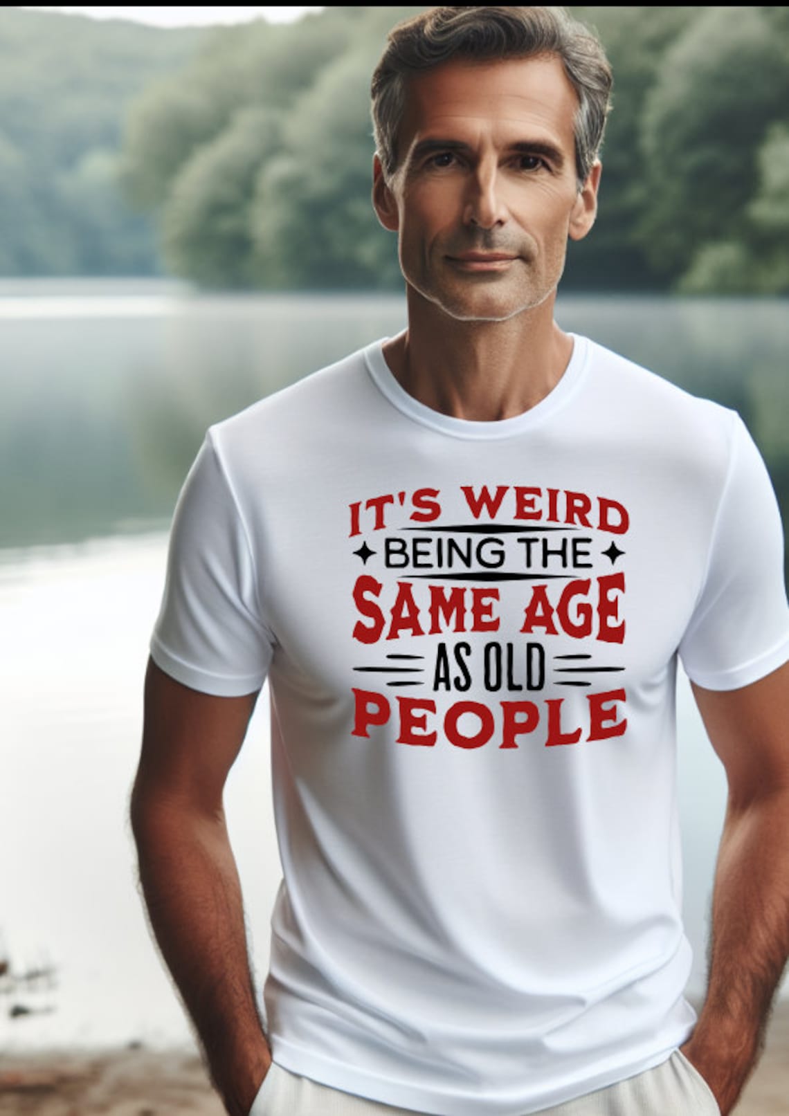 Funny SVG it's Weird Being the Same Age as Old People Retirement Gag ...