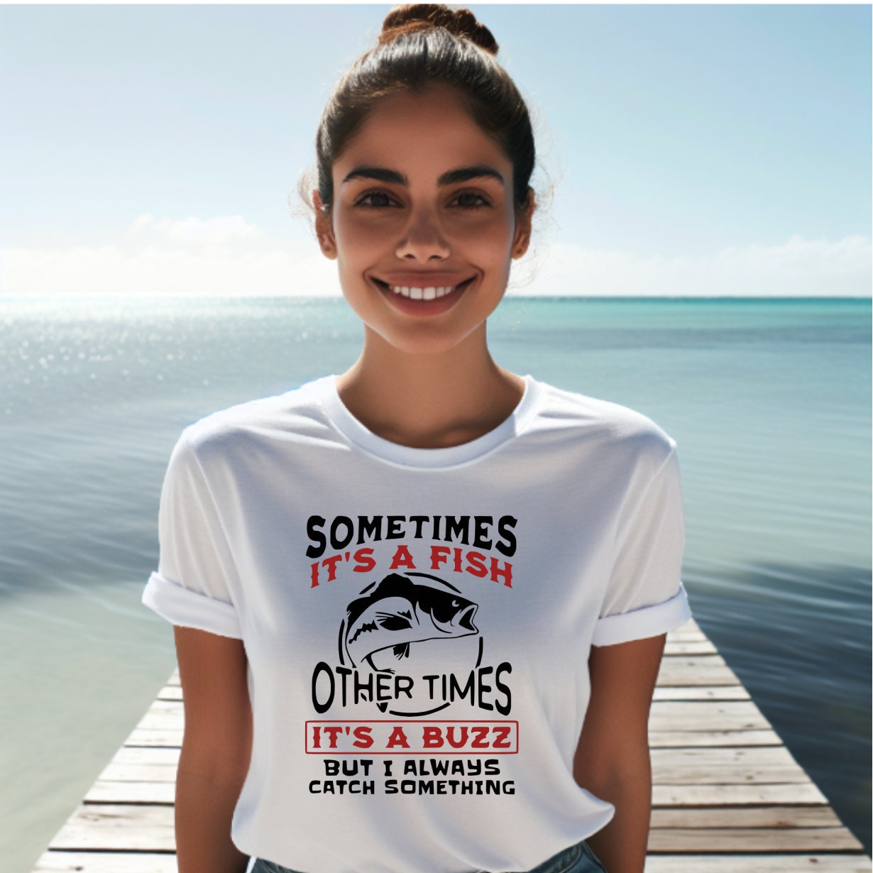 Funny SVG "sometime It's a Fish Other Times It's a Buzz but I Always ...