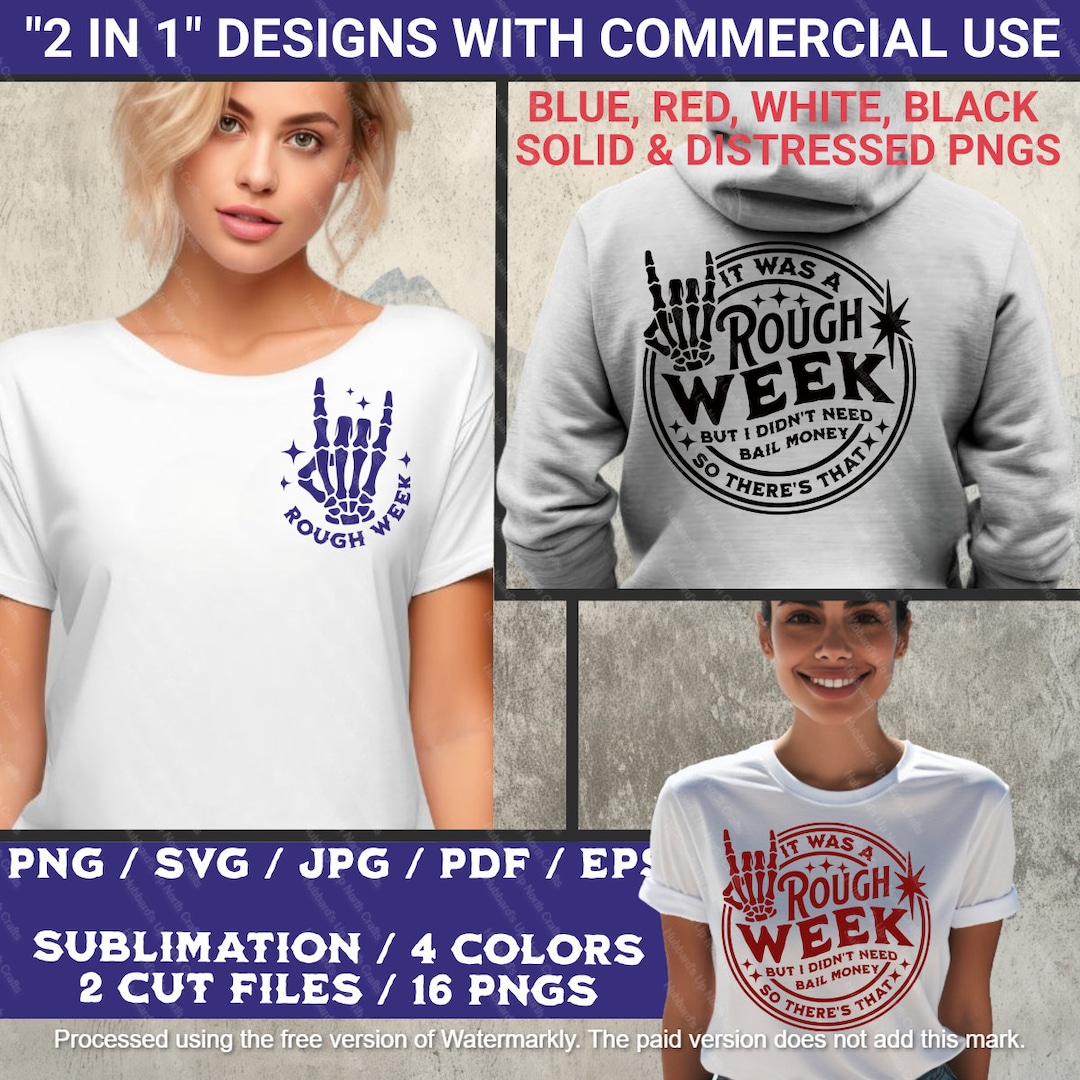 SVG It Was A Rough Week Didn't Need Bail Money, Rock on Skeleton PNG ...