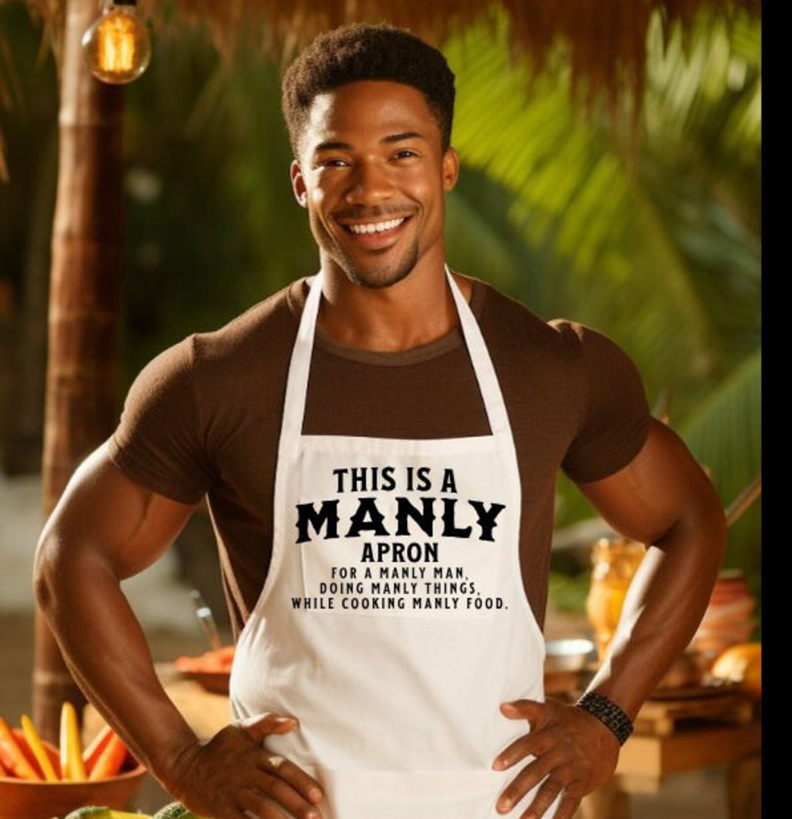 SVG "this is a Manly Apron for a Manly Man Doing Manly Things While ...