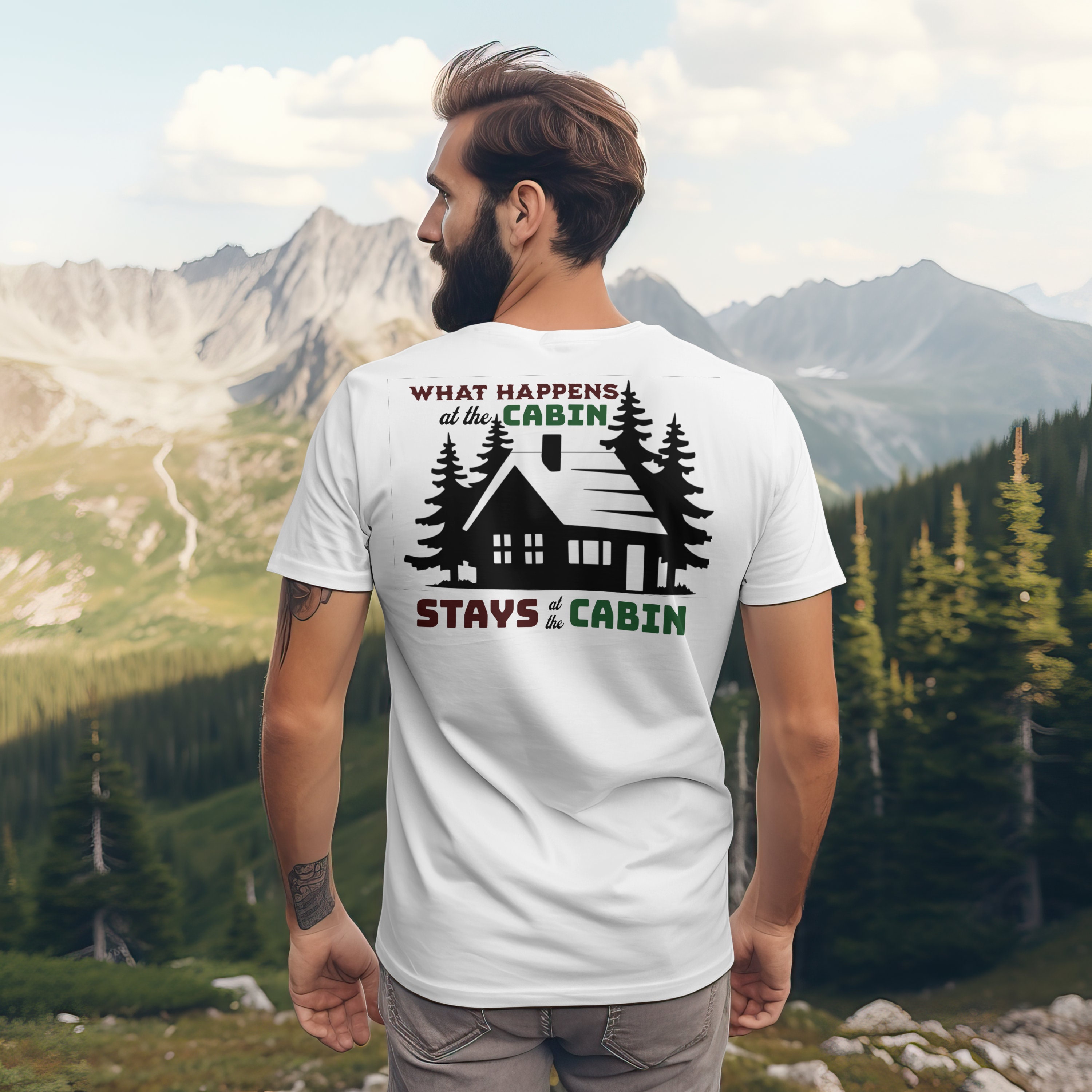 What Happens at the Cabin Stays at the Cabin - Funny Cabin Decor ...