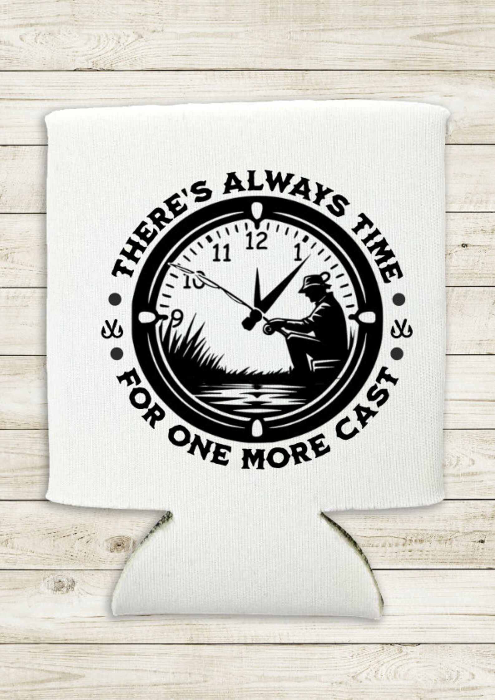 SVG "there's Always Time for One More Cast" Boat Fisherman Cabin Cup T ...
