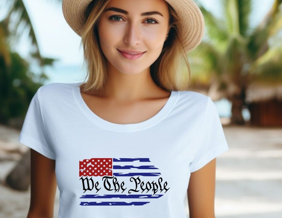 SVG "we the People" American Flag, Distressed, 4th of July, 2nd ...