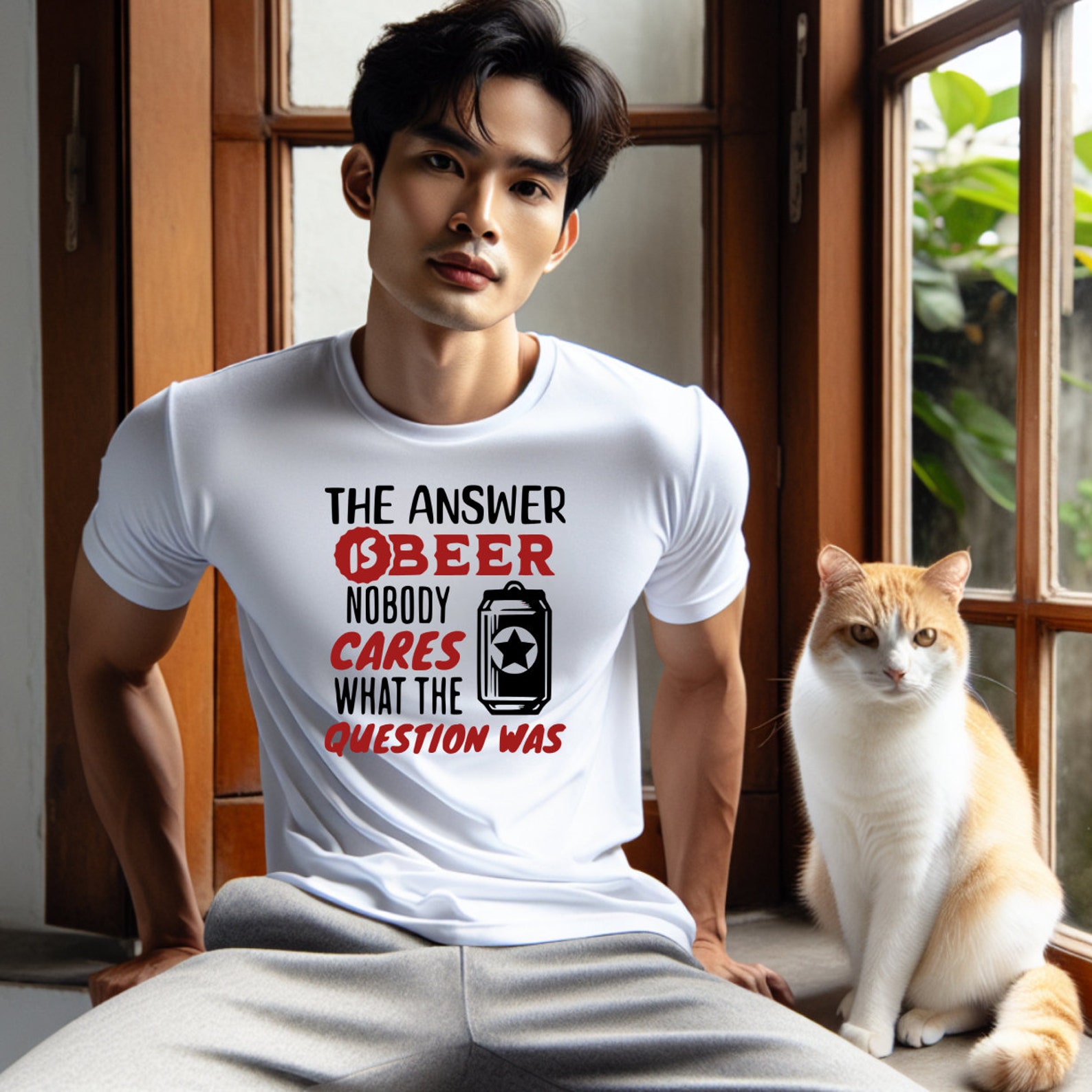 Funny SVG "the Answer is Beer No One Cares What the Question Was" Gift ...