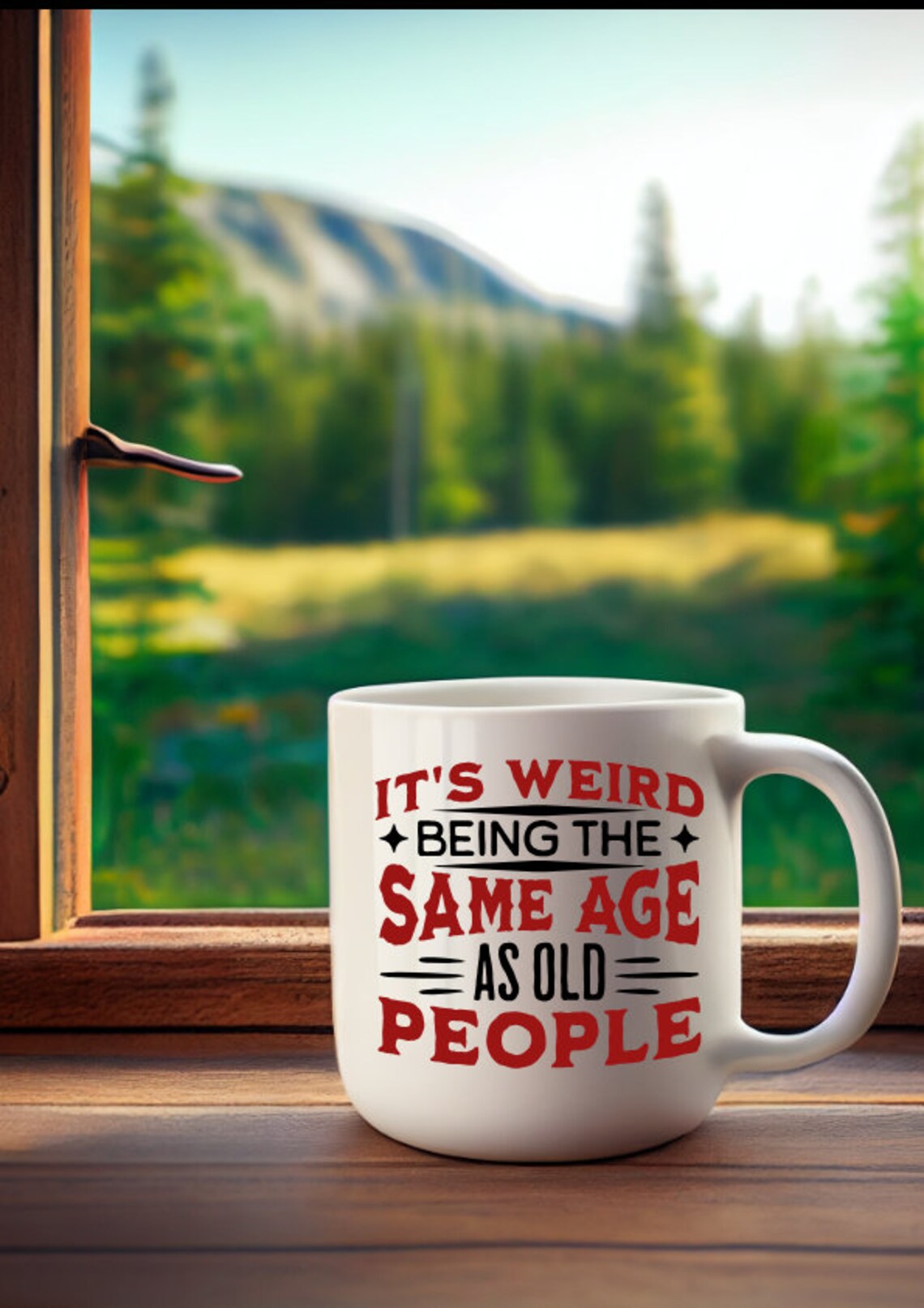 Funny SVG it's Weird Being the Same Age as Old People Retirement Gag ...