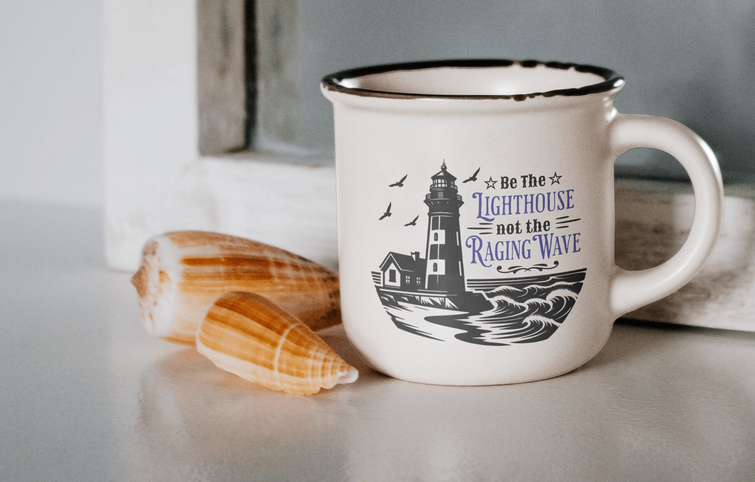 Light House Beach Inspirational Silhouette "be the Lighthouse Not the ...