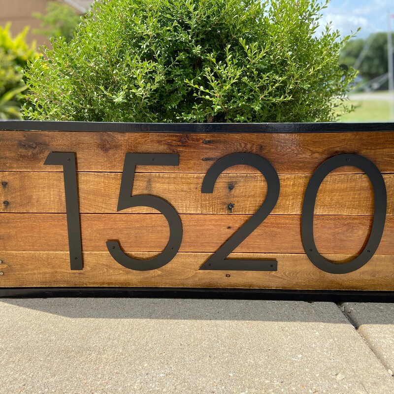 Large Wood Numbers - Etsy