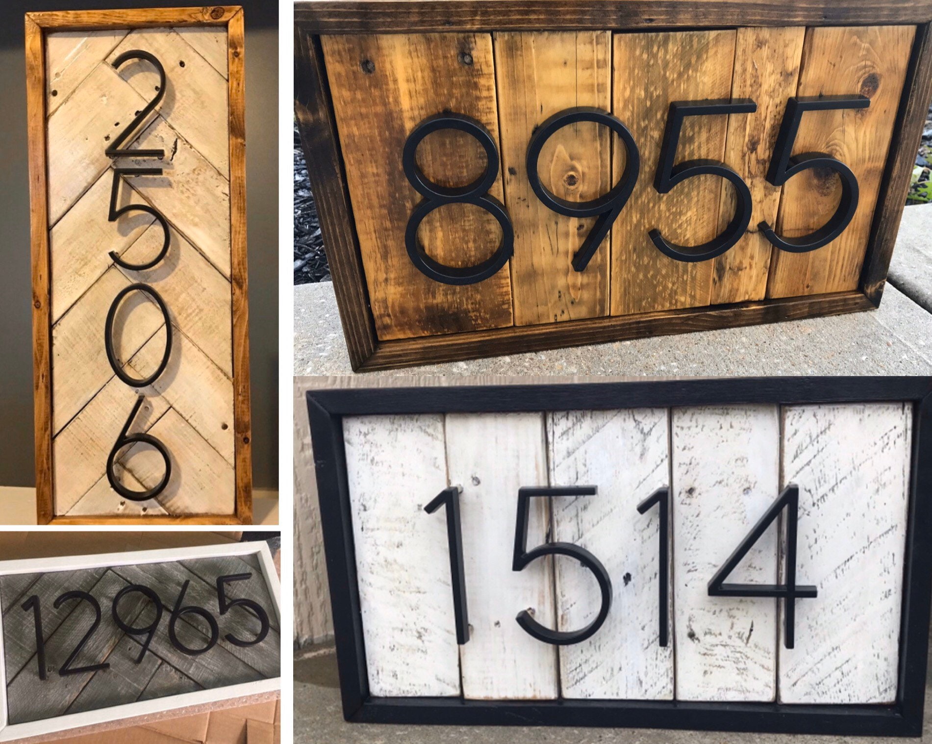 Wood Address Signs
