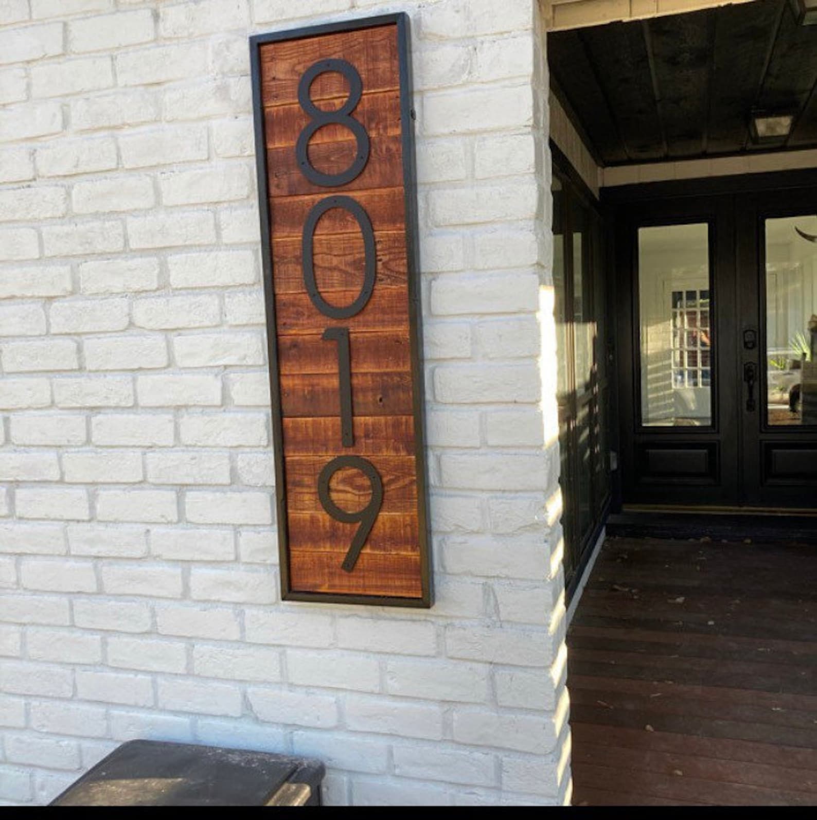 House Numbers Oversized Rustic Modern 10 Inch Number Sign | Etsy