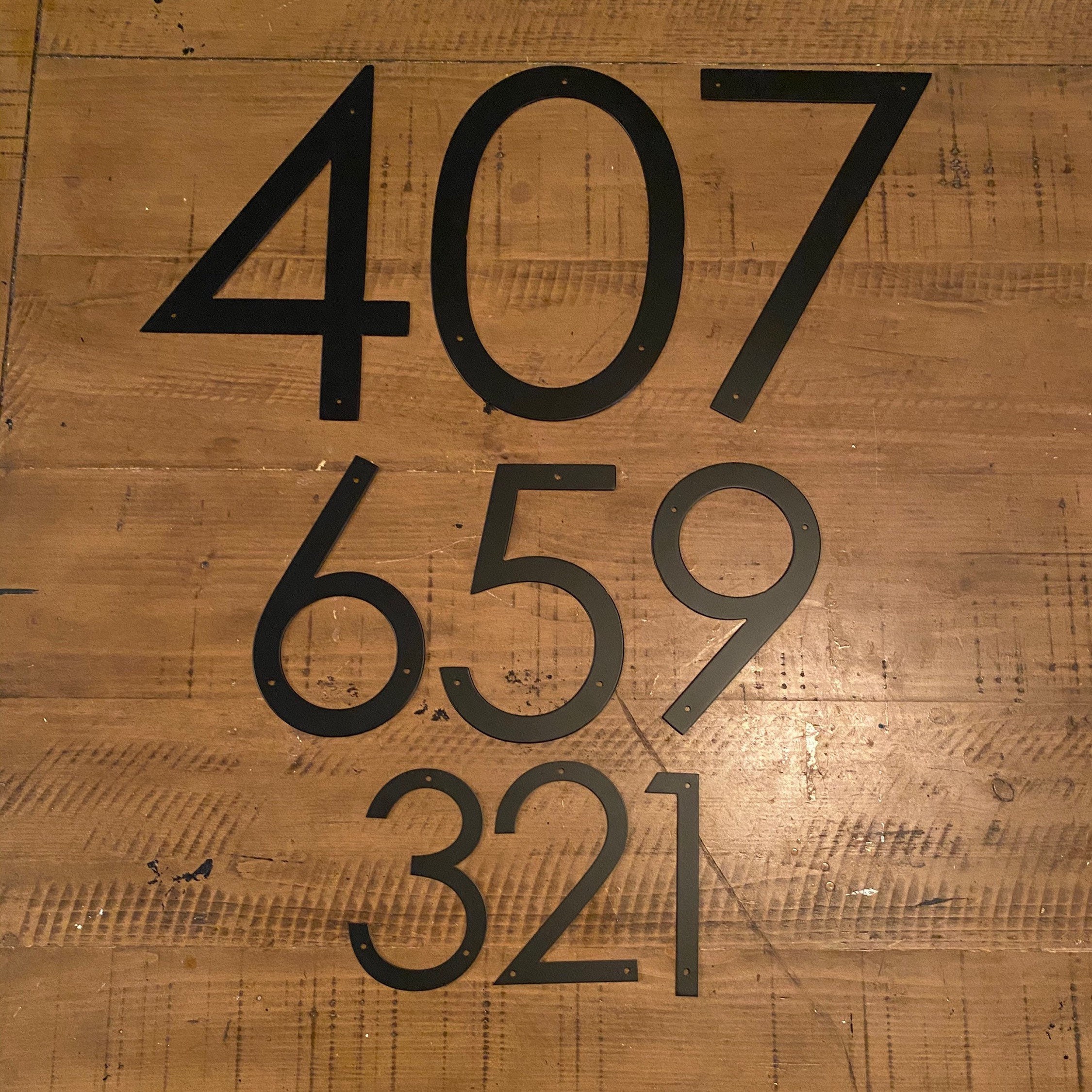 House Numbers Modern Individual Numbers & Letters 5 7 10 | Etsy