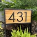 Large House Number Yard Stake 7 Inch Metal Numbers Sign - Etsy