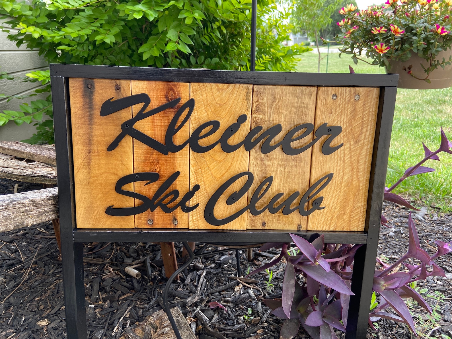 Sign Personalized Stake for Garden Custom Reclaimed Wood - Etsy