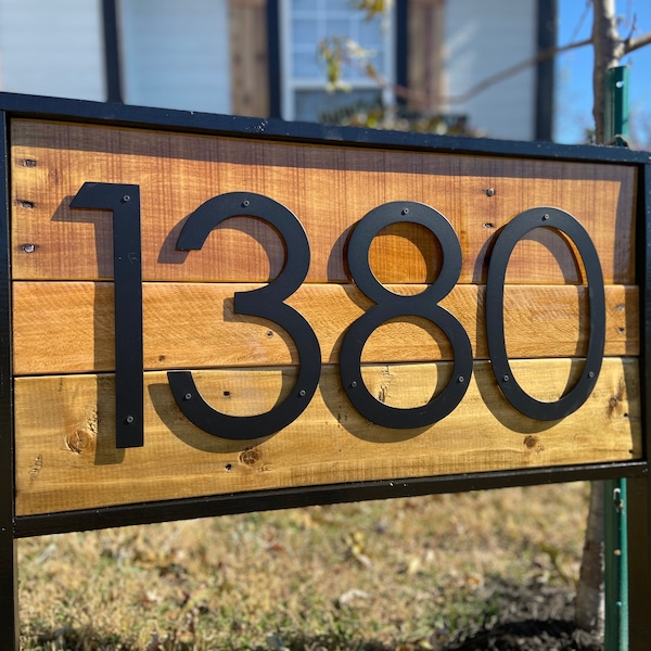Address Sign Post - Etsy
