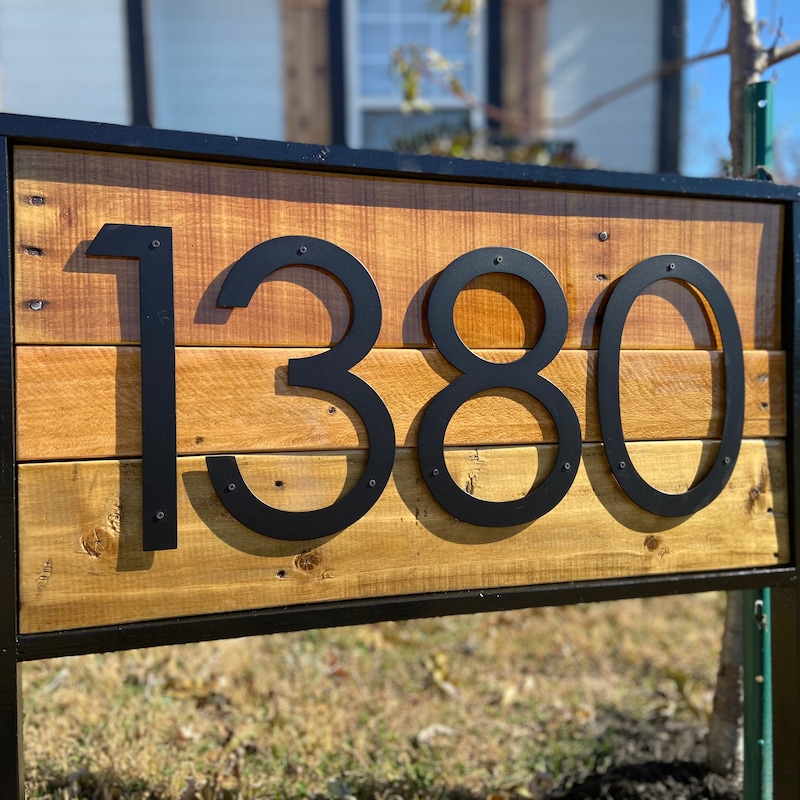 Address Sign Post - Etsy