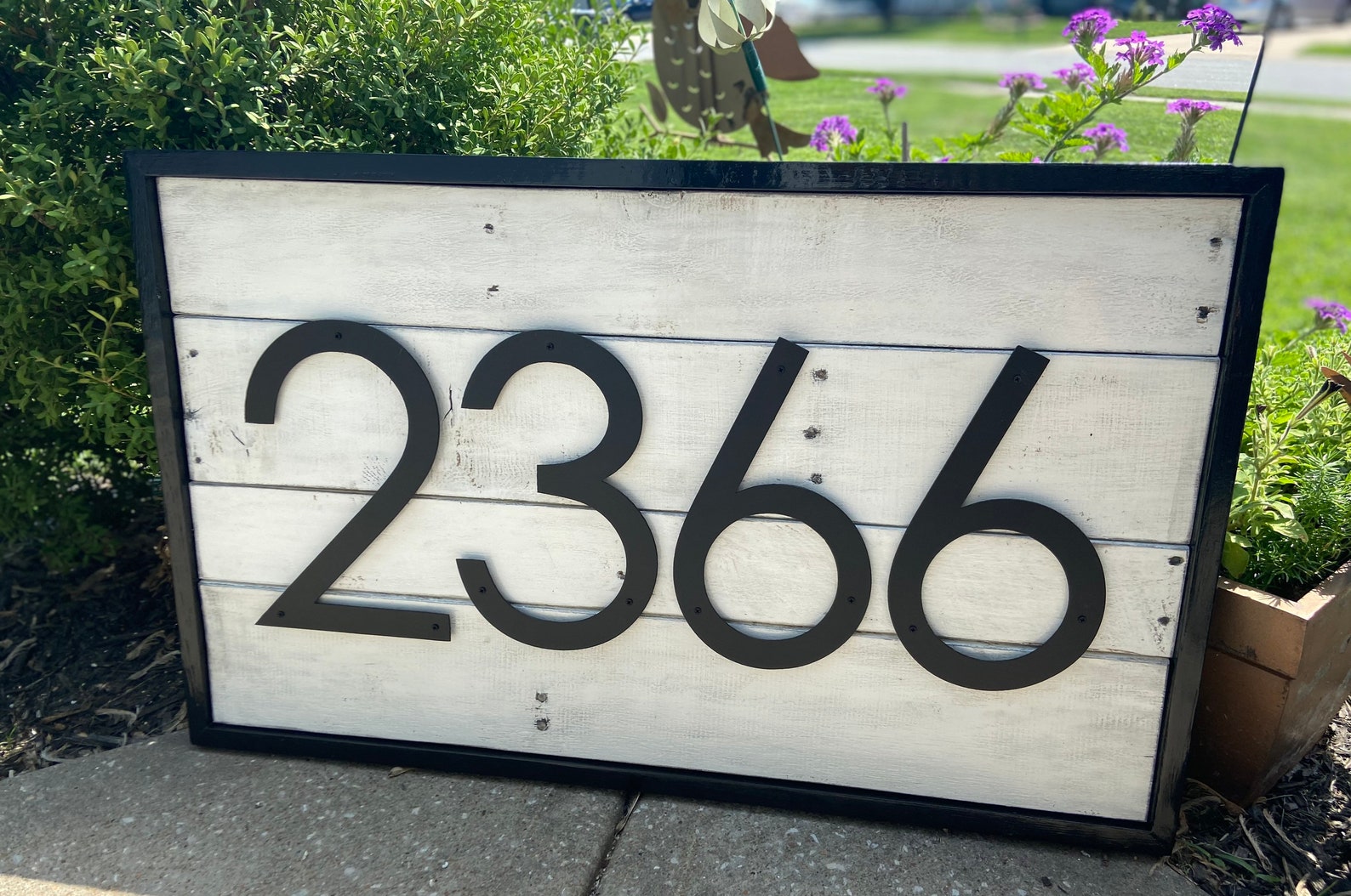 Address Sign Large 10 Inch House Numbers oversized Reclaimed - Etsy