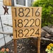 Multiple Address Stake Engraved Shared Driveway Personalized Sign ...