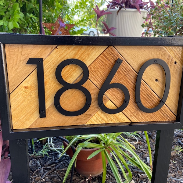 Yard Address Sign - Etsy