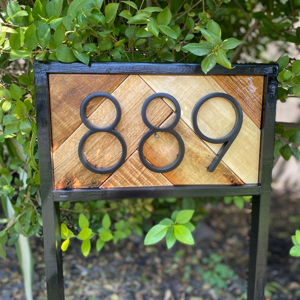 Modern Farmhouse House Numbers - Etsy