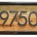 House Numbers Rustic Farmhouse Address Sign Modern House - Etsy