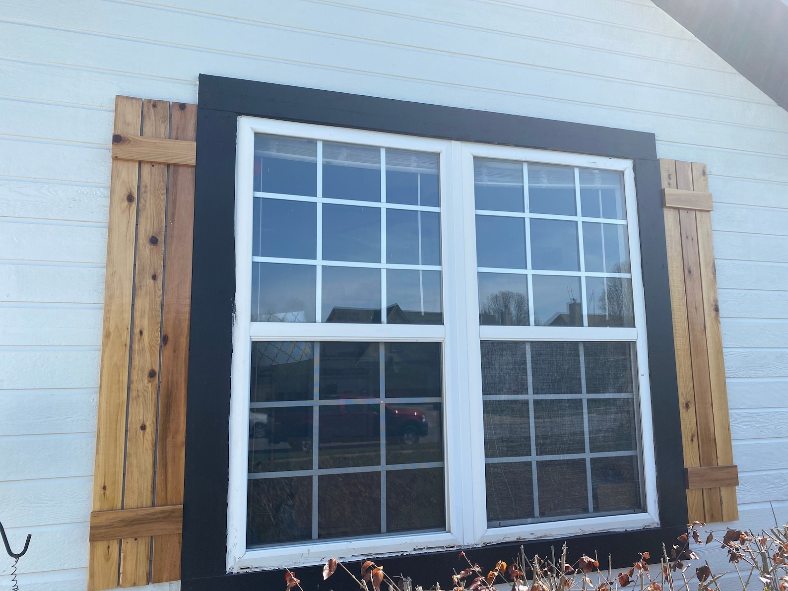 Cedar Shutter Set Custom Rustic Modern Farmhouse Decor - Etsy